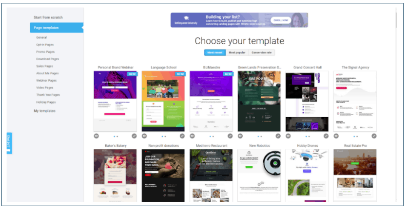How To Create A Landing Page In GetResponse - The Freedom Dude
